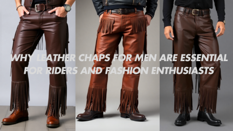 Why Leather Chaps for Men Are Essential for Riders and Fashion ...